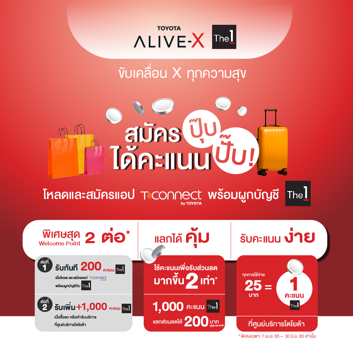 The 1 Toyota Motor Thailand นำรถเข้าศูนย์บริการโตโยต้า สะสมและแลก